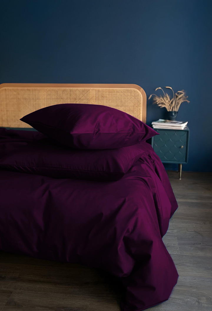 Giza Cotton Classic Combo in Plum Color